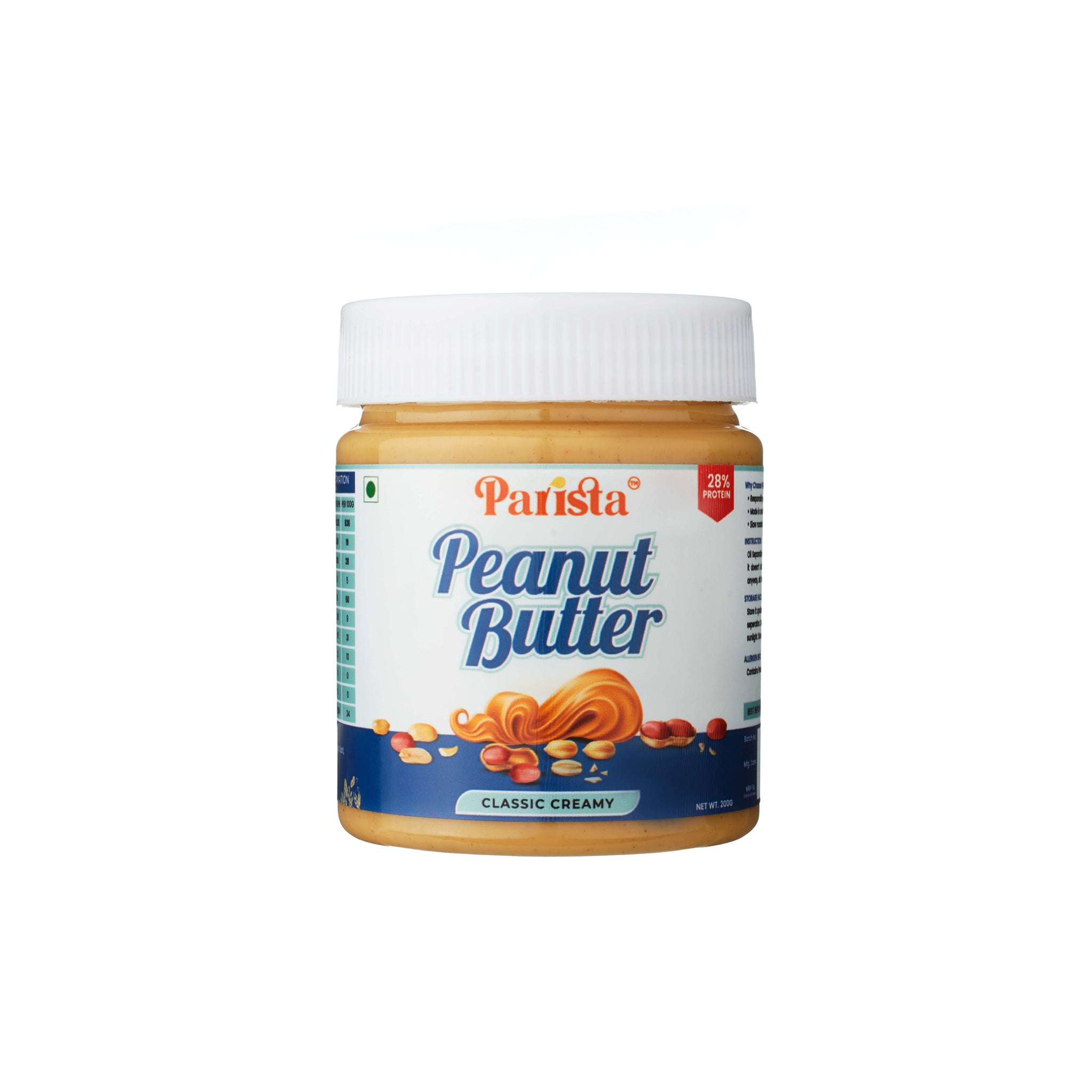 Classic Creamy Peanut Butter – Parista Peanut Butter