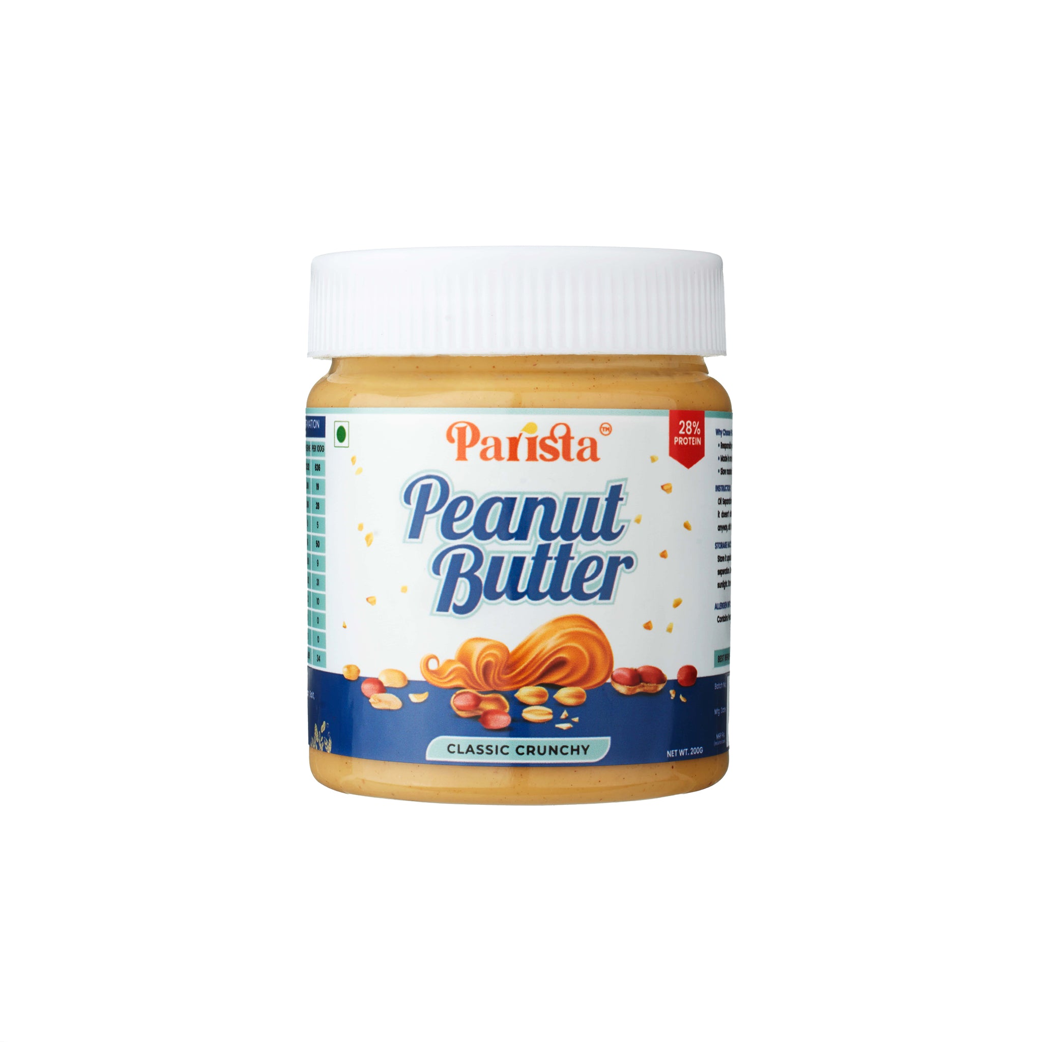 Classic Crunchy Peanut Butter – Parista Peanut Butter